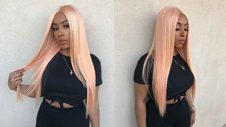 Filthy Rich Tresses - How to dye 613 hair light pink water color metho ...